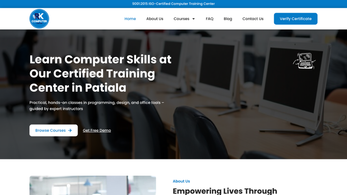 Verify - RK Computer Centre, Patiala